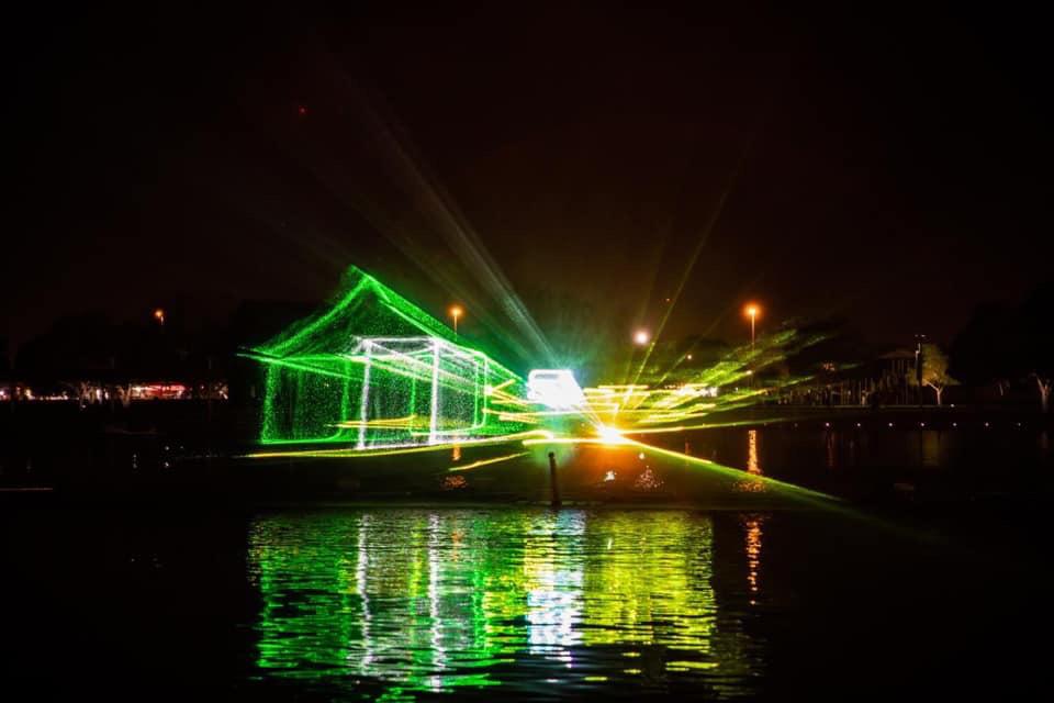 Fairycubes Color Laser Show | Viorica Fountains Water and Fire